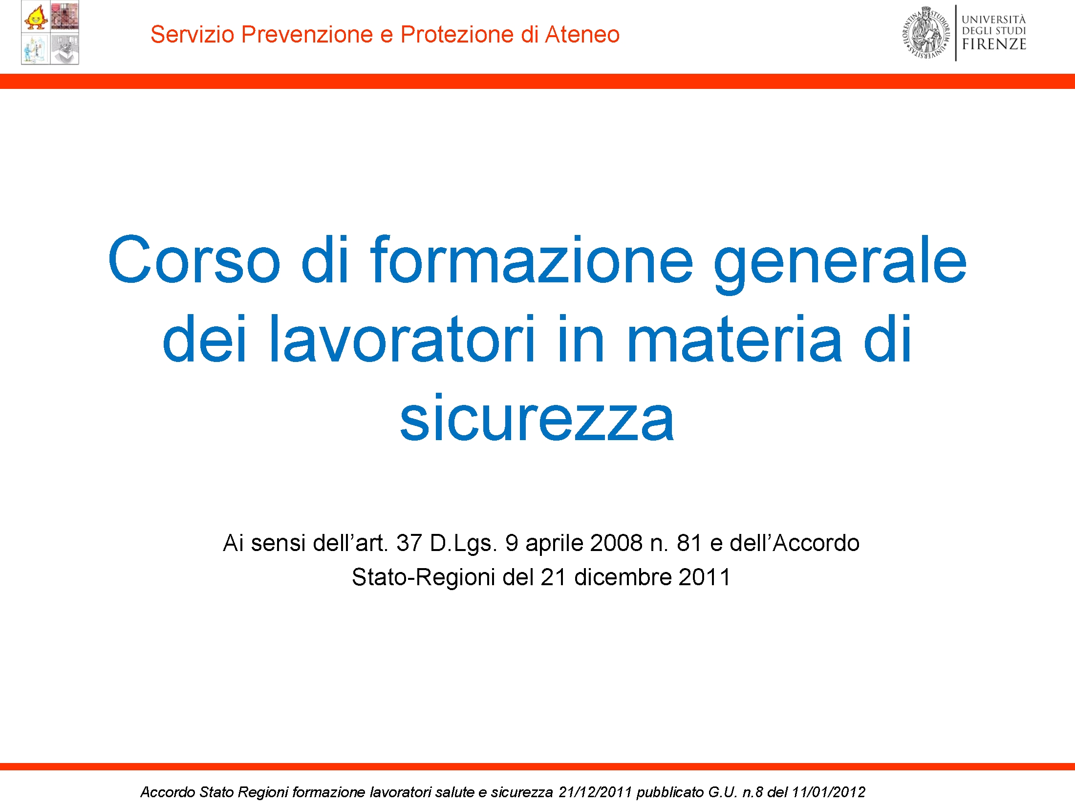 Programma formazione sulla sicurezza | Formazione | Ateneo Sicuro. Portale della sicurezza dell ...